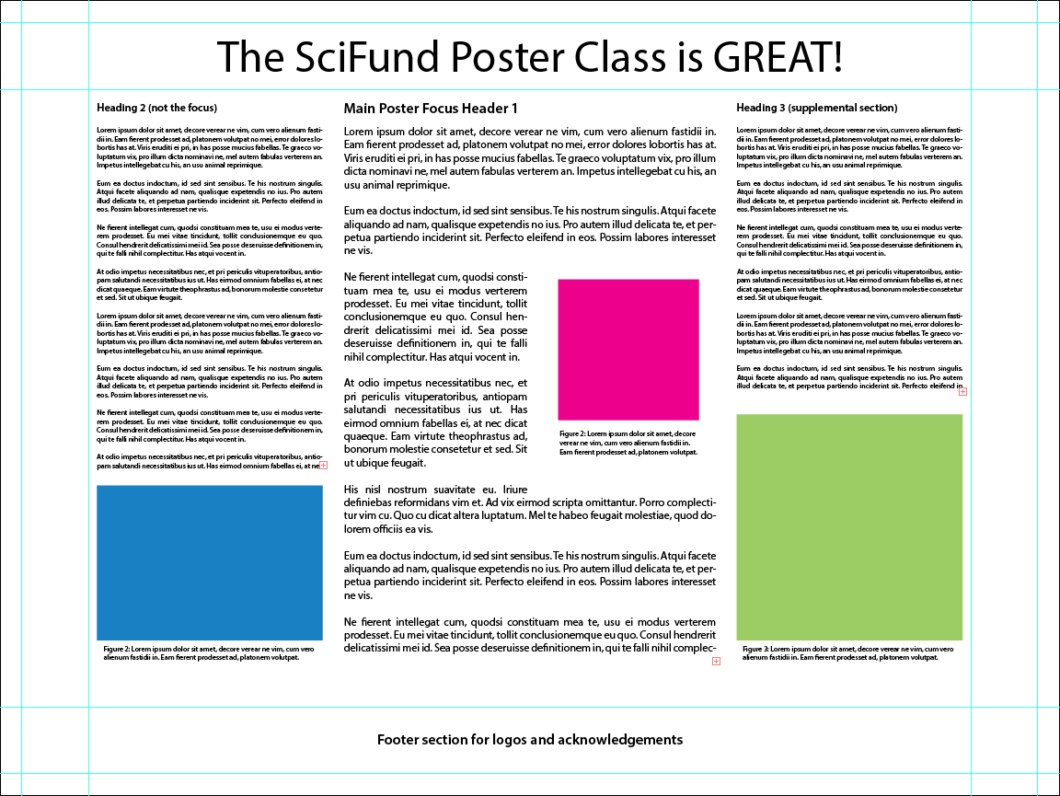 Poster Class: Part 5 (Designing Your Wireframe) – #SciFund Challenge